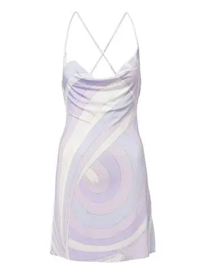Emilio Pucci Iride Satin Jersey Minidress - Multicoloured