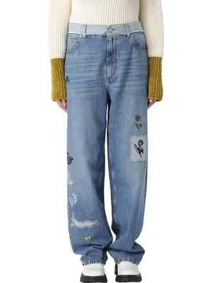 Marni Straight Leg Jeans - Gnawed Blue