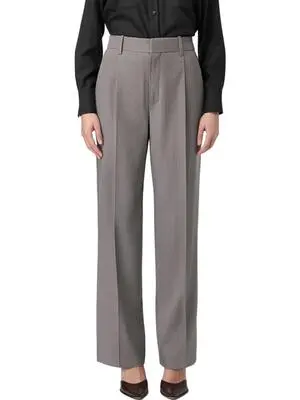 Victoria Beckham Wide Leg Trousers Grey 1