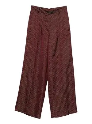 Dries Van Noten Penn Cotton Trousers - Red