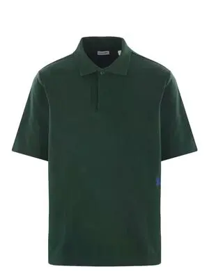 Burberry Embroidered-logo Polo Shirt - Green
