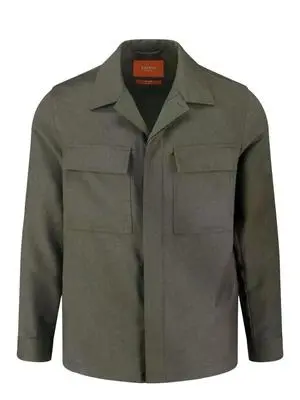 CRUNA Virgin-wool Shirt - Green