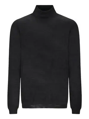 GOES BOTANICAL Ribbed Roll-neck Knitwear - Black