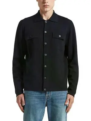 Peserico Polo-collar Cardigan - Black