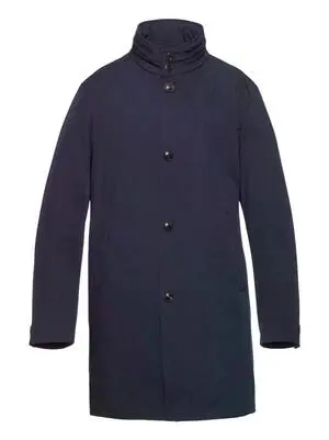 NORWEGIAN WOOL Long Traveler Coat - Blue