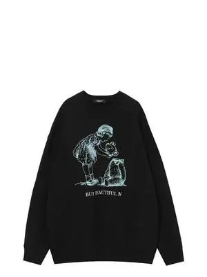 UNDERCOVERISM Graphic-print Long-sleeve Sweatshirt - Black