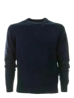 MC2 SAINT BARTH Ribbed-trim Sweater - Blue