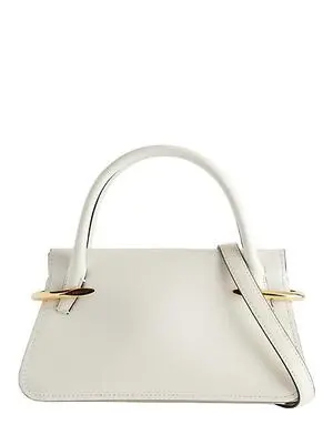 Givenchy Pinch Mini Leather Top Handle Bag - Ivory