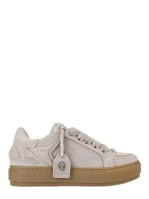 Kurt Geiger Southbank Suede Trainers - Taupe