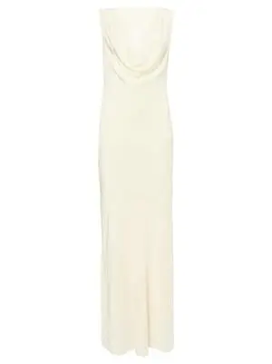 Sir The Label Layered Silk Midi Dress - Cream