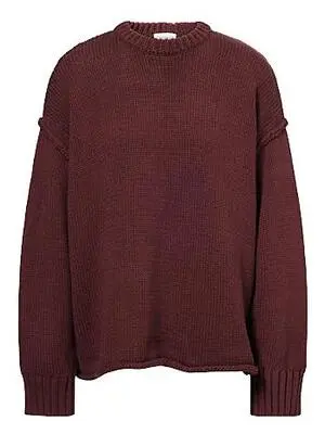 Dissh Cotton And Wool Longline Jumper - Walnut