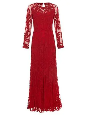 PHASE EIGHT Lace Maxi Dress - Red