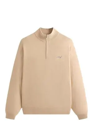 Kith Harmon Quarter Zip Mock Neck - White