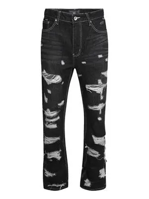 WHO DECIDES WAR BY EV BRAVADO Gnarly Denim - Black