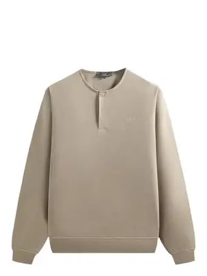 Kith Micro Waffle Colby Pullover - Tan