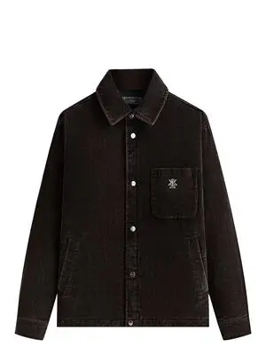 Kith Washed Corduroy Brixton Puffed Shirt Jacket - Black