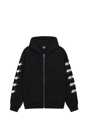 StÜssy Speedway Zip Hoodie - Black