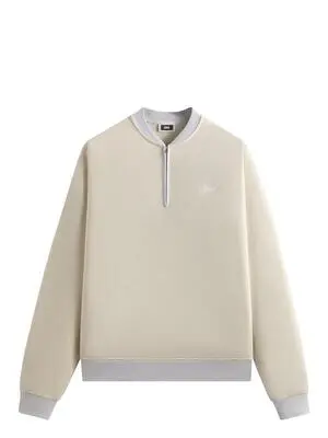 Kith Quarter Zip Terry Nelson Crewneck - Cream