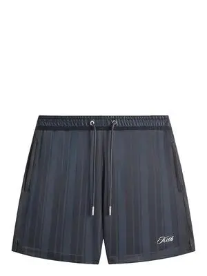 Kith Pinstripe Tricot Active Short - Black
