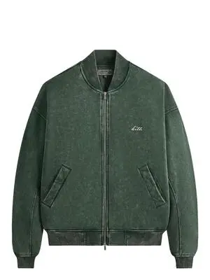Kith Antique Wash Avery Bomber Jacket - Green