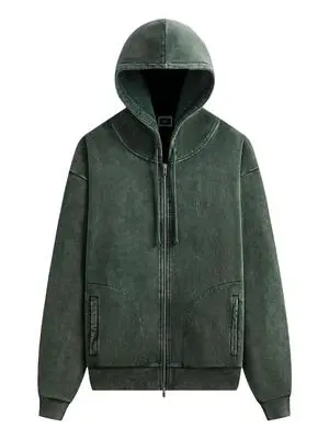 Kith Full Zip Nelson Hoodie - Green