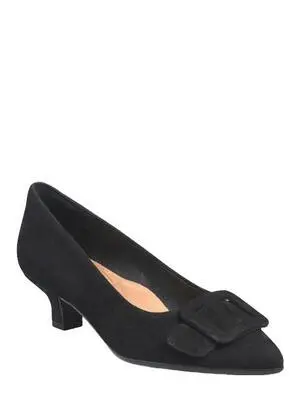 SOFFT Pointed-toe Kitten Heel Pumps - Black