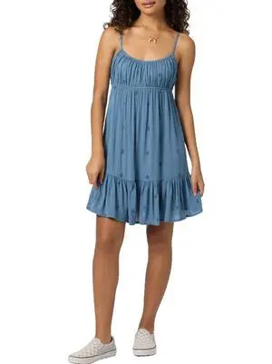 O'Neill Leyton Eyelet Embroidery Dress - Provincial Blue