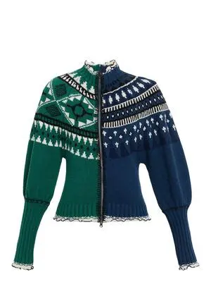 SEA Linea Fair Isle Cardigan
