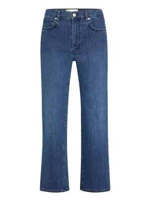 FRAME Le Sleek Straight Jeans - Dkblue