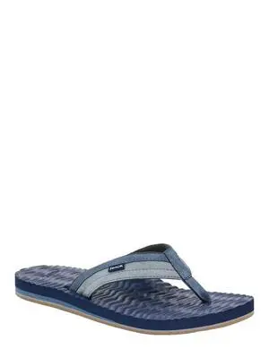 Sanuk Ziggy Plush Flip Flop Blue