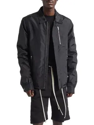 Rick Owens Concealed Zip Jacket - Black