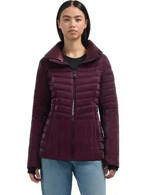 Pajar Aludra Channel Quilted Lightweight Puffer - Mulberry