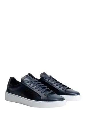 Robert Barakett Dion Leather Sneaker Blue