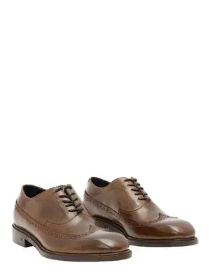 John Varvatos Harrison Longwing Leather Oxford - Ghurka
