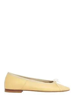 MANSUR GAVRIEL Bow-detail Ballet Flats - Yellow