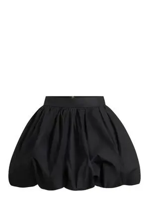Patou Bubble-hem Mini Skirt - Black
