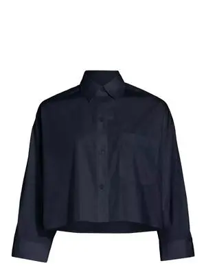 TWP Superfine Pocket Cropped Shirt
