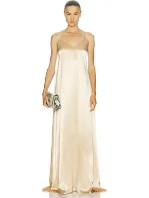 FERRAGAMO Long Slip Dress - Nude