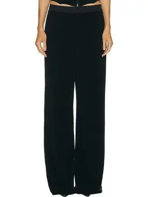 Balenciaga Lace Pyjama Pant - Black