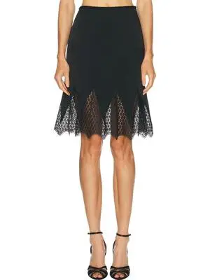 Versace Slip Skirt - Black