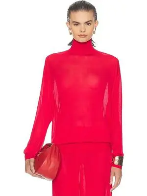 HELSA Madeira Turtleneck - Red
