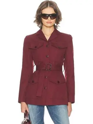 HELSA The Leisure Suit Jacket - Zinfandel