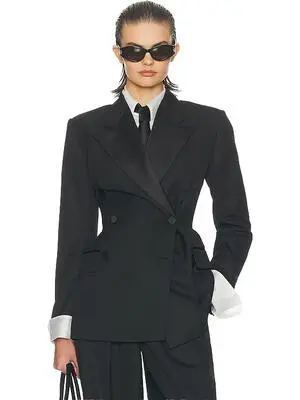 HELSA The Tuxedo Jacket - Black