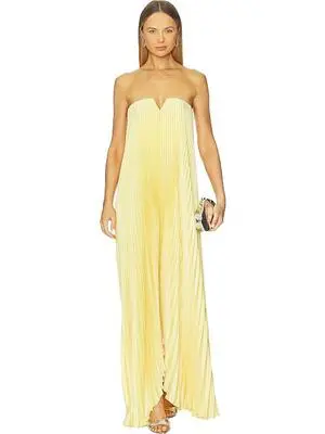 L'IDEE Black Tie Gown - Butter