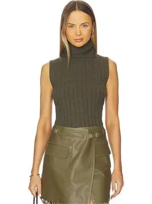 NONCHALANT LABEL Jodie Top - Army Green