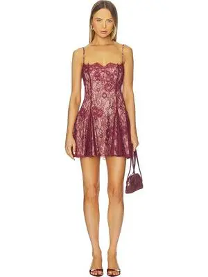 Majorelle Tracy Mini Dress - Oxblood