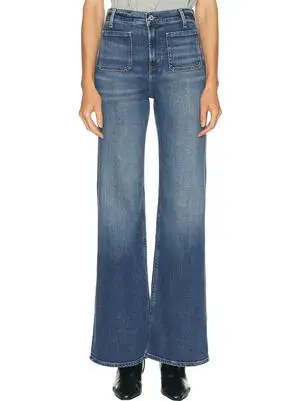 Citizens Of Humanity Kimberly Patch Pocket Flare Jeans - Abalone