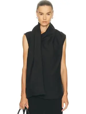 TOTÊME Scarf Blouse - Black