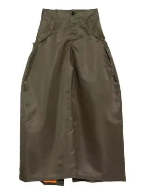 SACAI Wide Buckled Skirt