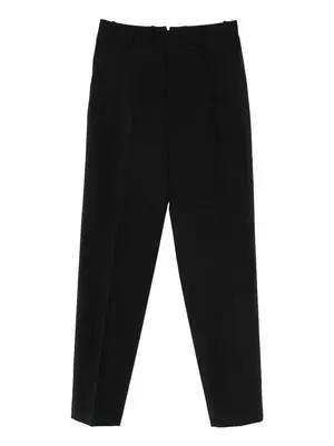 CELLAR DOOR Pleated Trousers - Black